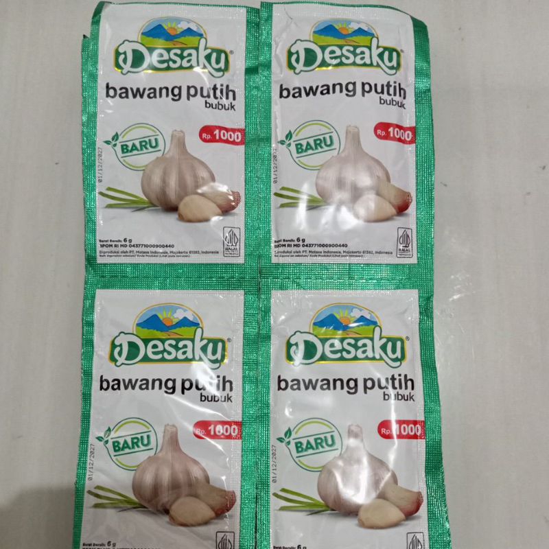 DESAKU GARLIC POWDER retail sachet 1'S | Shopee Philippines