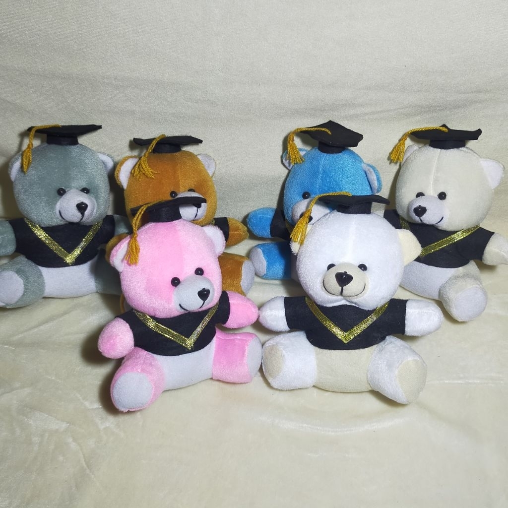 15cm teddy bear bouquet | Graduation Doll | Mini Doll | Hamper dolls ...