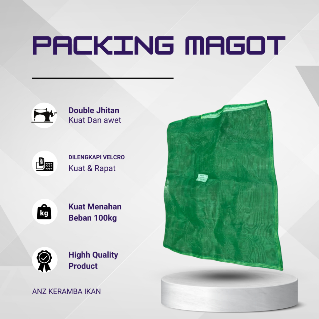 Packing maggots / jumbo size maggot packing sacks ready to use | Shopee ...