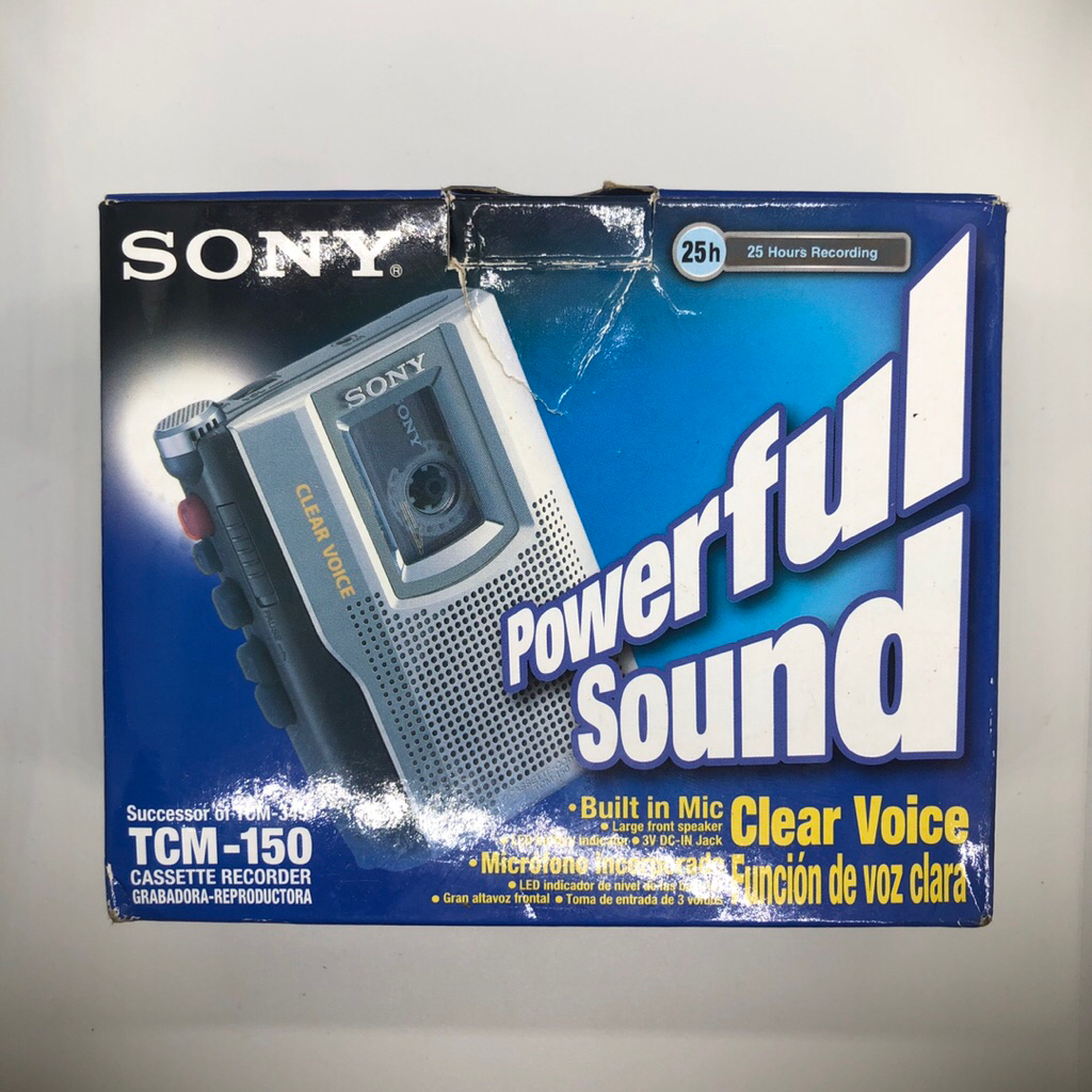 WALKMAN SONY TCM-150 Record & Tape Cassette Player | Shopee Philippines