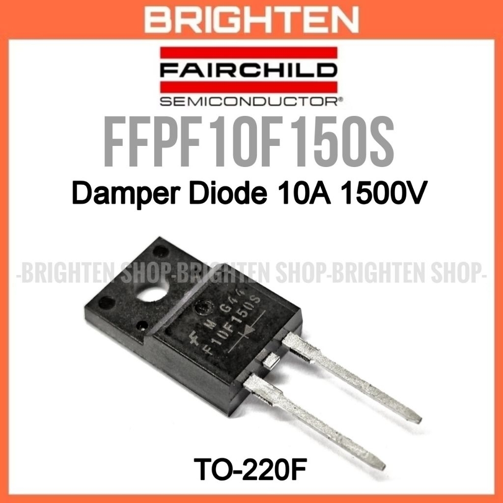 FFPF10F150S Damper Diode 10A 1500V F10F150S FAIRCHILD | Shopee Philippines