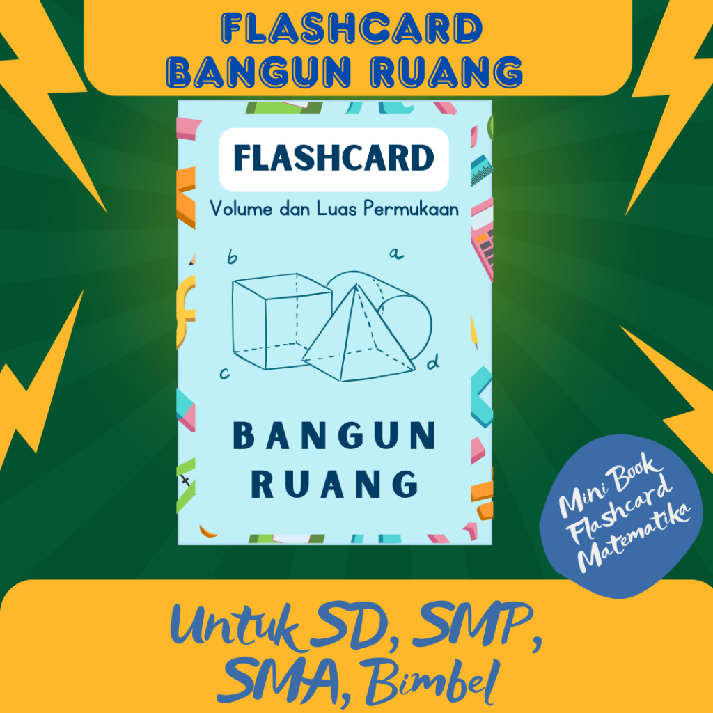 Mini Book Flashcard Flashcard Mathematics Formula Building Spaces ...