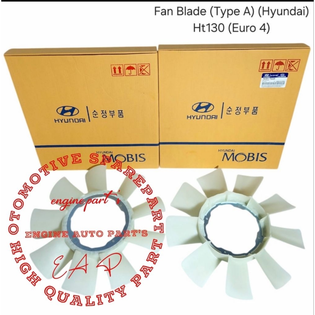 FAN BLADE RADIATOR FAN HT130 NEW EURO 4 9 FAN LEAVES | Shopee Philippines