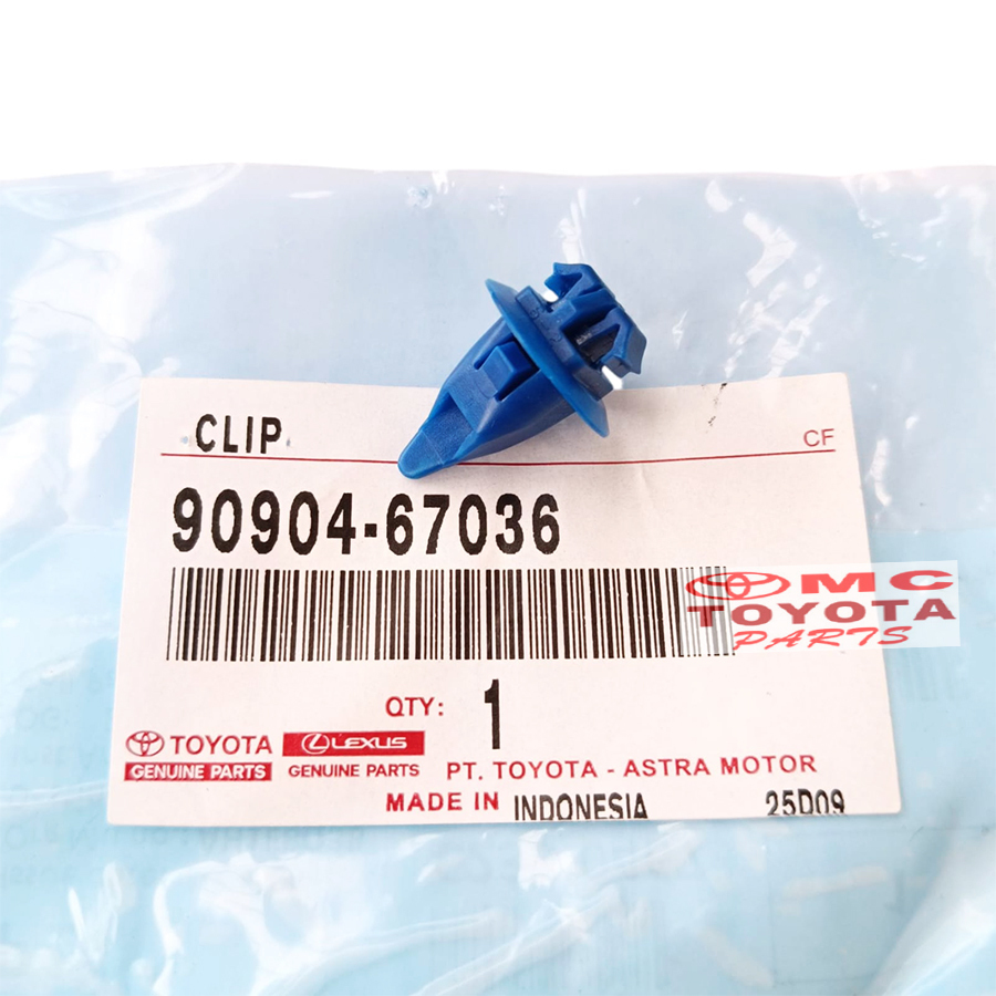 Fortuner Hilux Alphard Blue Over Fender Button Clip Original Toyota ...