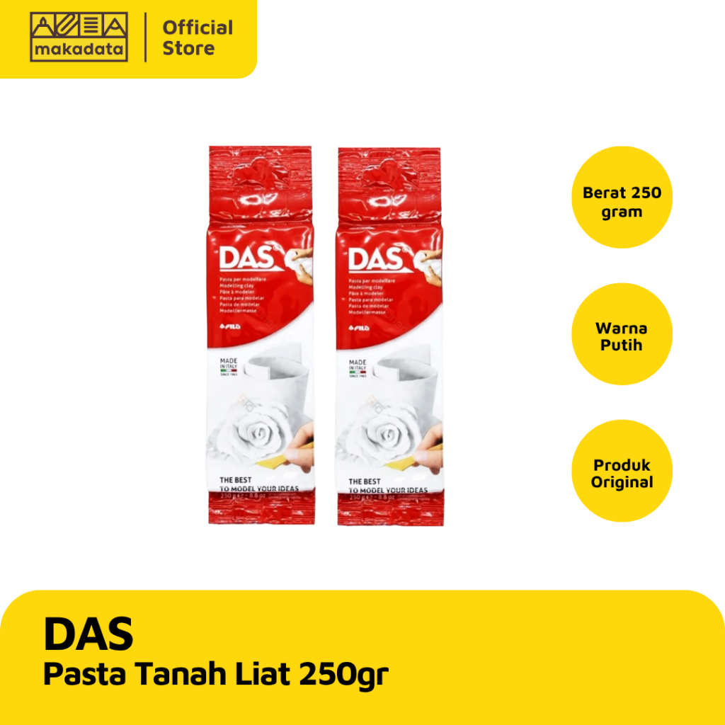 MODELING CLAY / DAS CLAY PASTA 250 GRAM (1 PCS) | Shopee Philippines