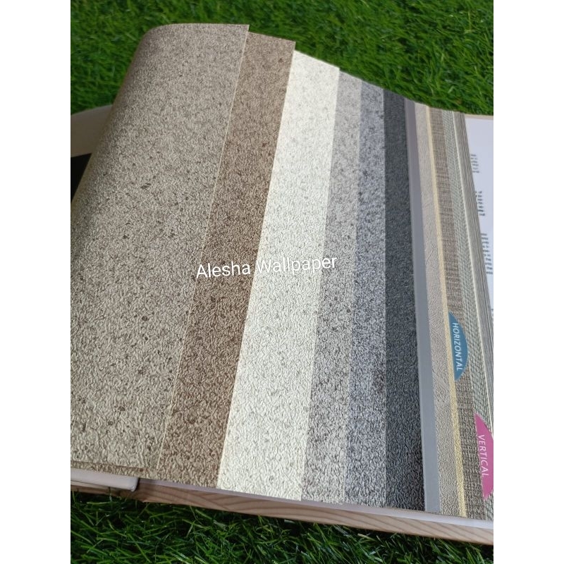 Thick Textured Embossed Sand Fiber Motif Wall Wallpaper, Width 53cm X ...