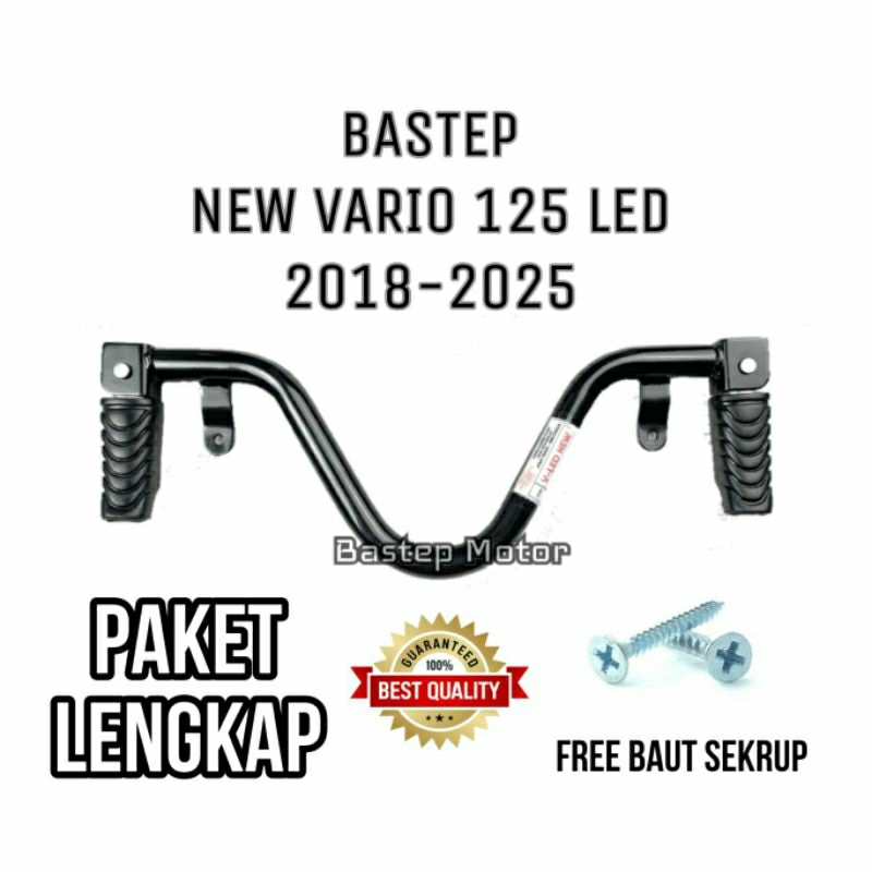 FOOTSTEP BASTEP IRON FOOTSTEP NEW VARIO 125 LED 2018-2025 FREE BOLT ...