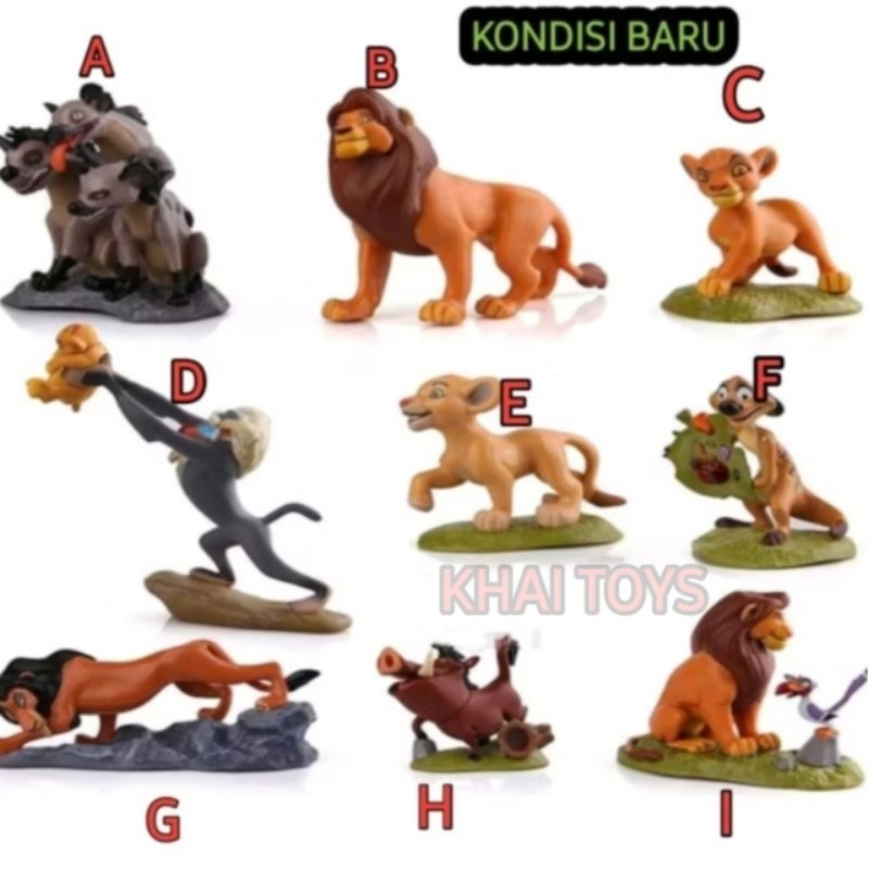 Selling RETAIL / UNIT OF LION KING SIMBA FIGURE ACTION FIGURE LIONKING ...