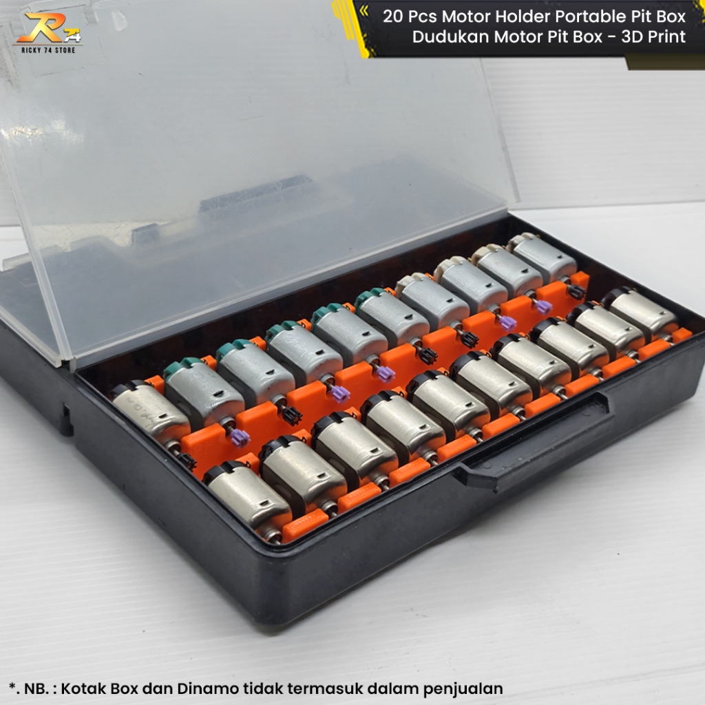 20 Pcs Motor Holder Portable Pit Box - Tamiya Pitbox Divider Dynamo ...