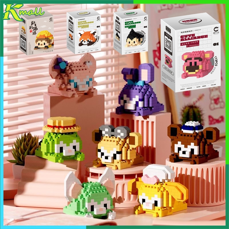 Disney Character Building Blocks Toys DIY Bricks Mini Toys Lotso ...