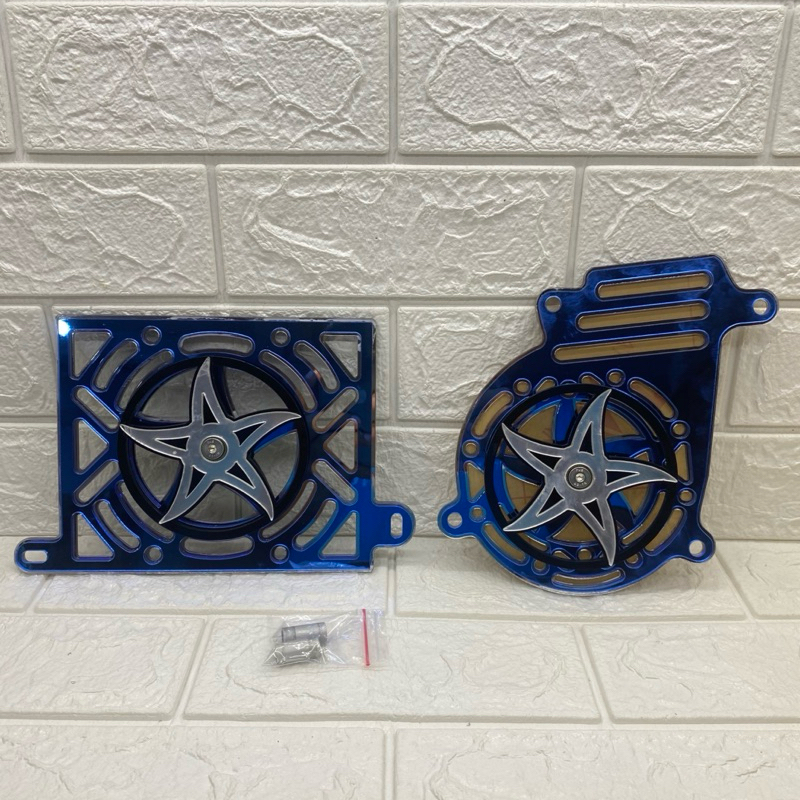 Set of Radiator Cover and CVT Spinner Fan with Crescent Motif PNP Nmax ...