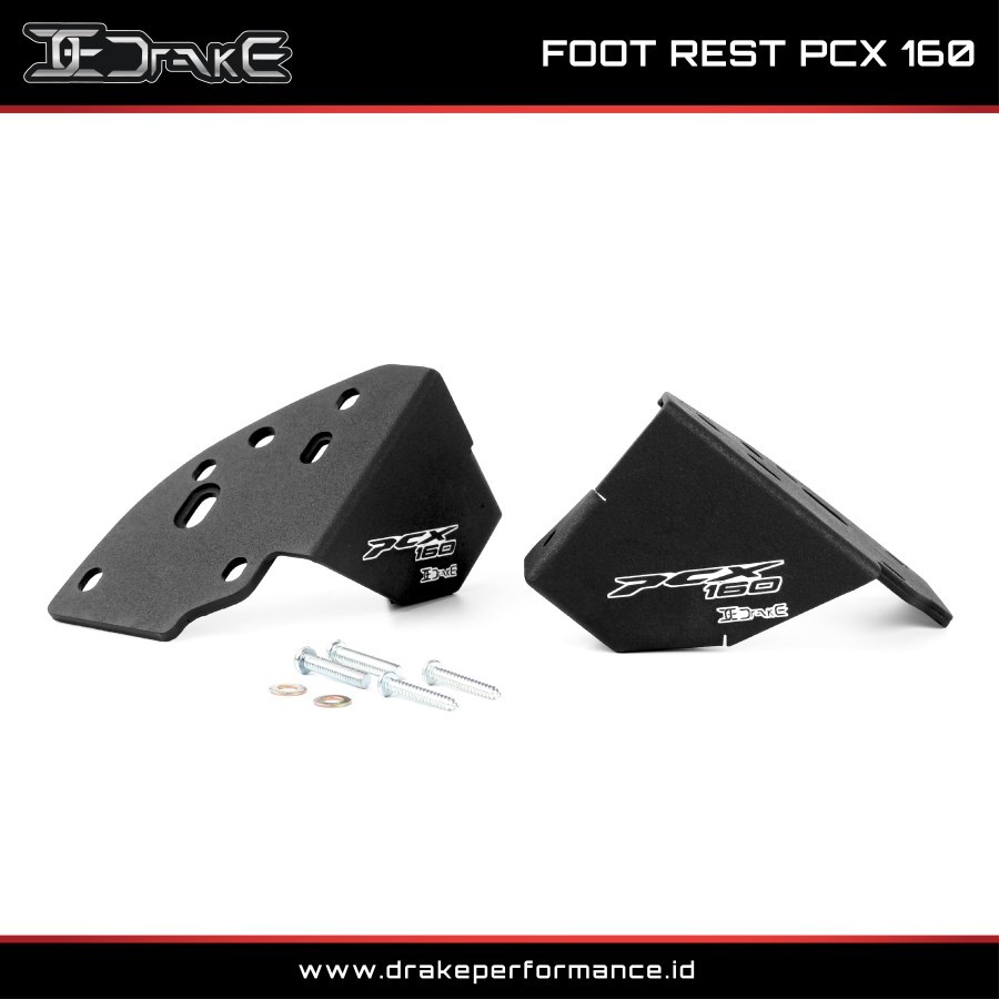 Drake PCX160 160 Footrest Foot rest Spotlight Mount Bracket | Shopee ...