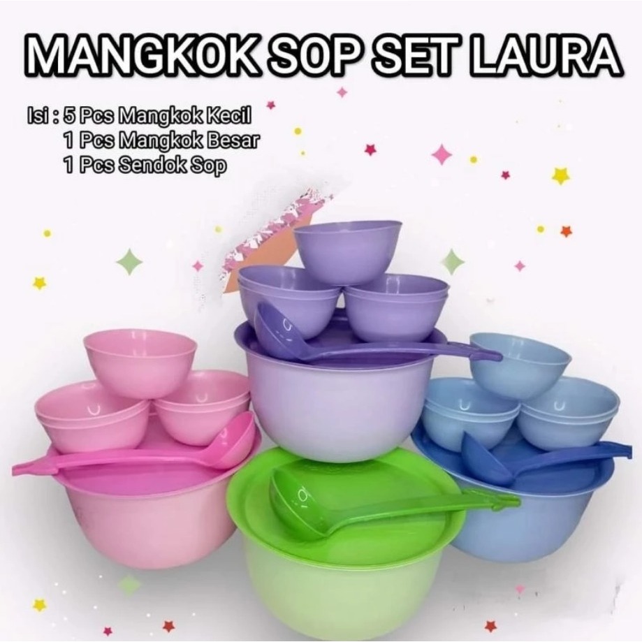 Birthing Bowl Package / Bowl Set contains 7 pcs / Fruit Ice Bowl Set ...