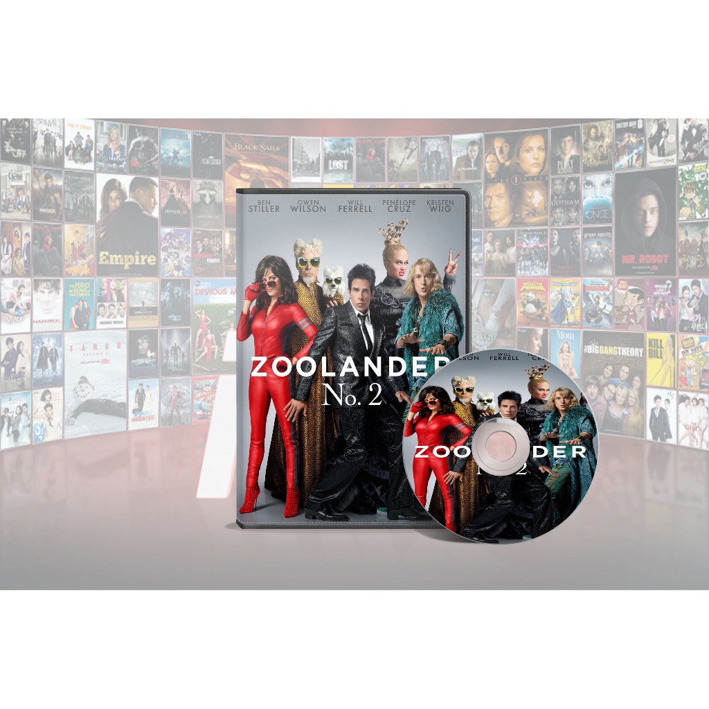 Zoolander & Zoolander 2 Film DVD Collection (2001-2016) | Shopee ...