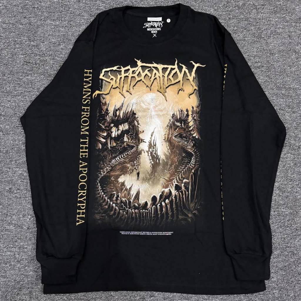 Long SLEEVE SUFFOCATION - HYMNS FROM THE APOCRYPHA | Shopee Philippines