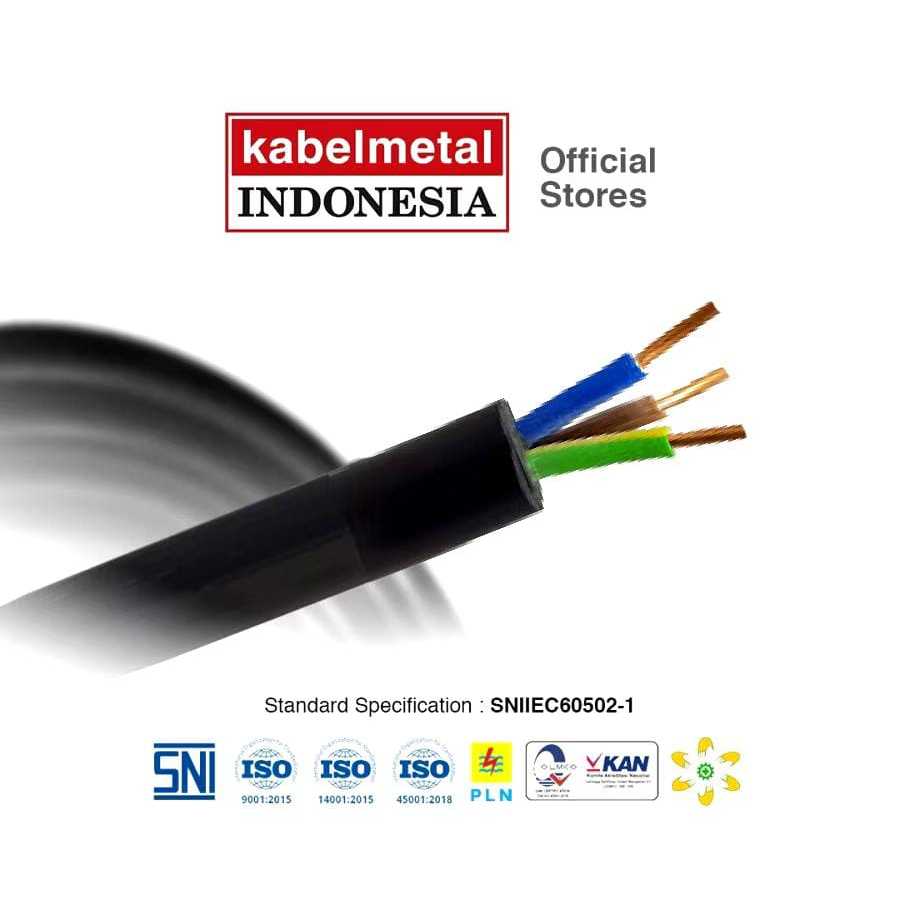 Indonesian metal cable - NYY cable 3x1.5 mm 25 meters | Shopee Philippines