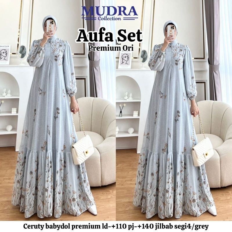 Aufa Hijab Set by Mudra Realpict 4 Colors | Shopee Philippines
