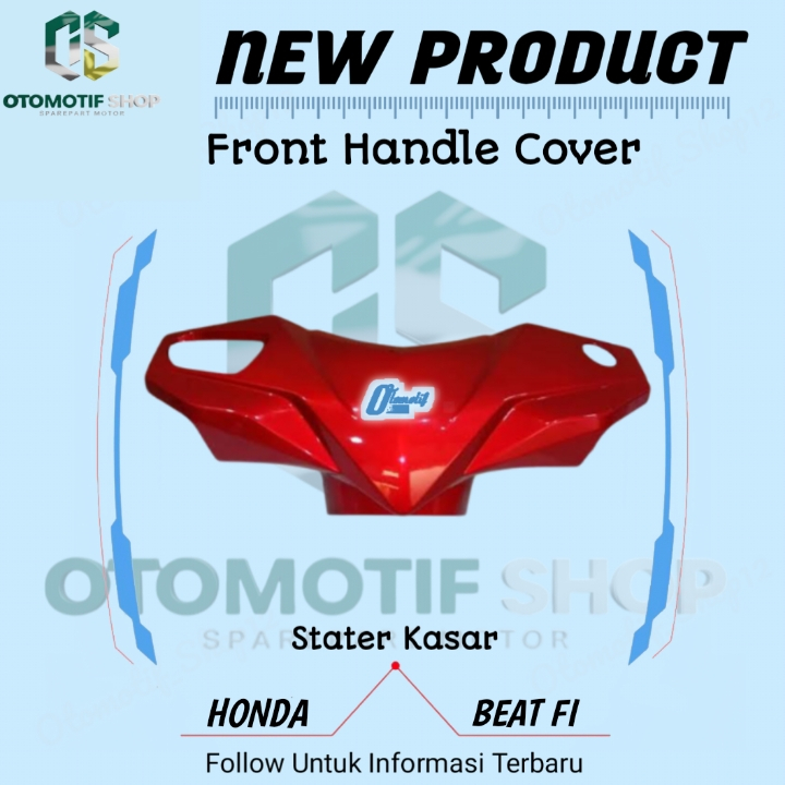 MERAH Honda Beat FI Front Head Shell RED Stater ROUGH / Front Handle ...