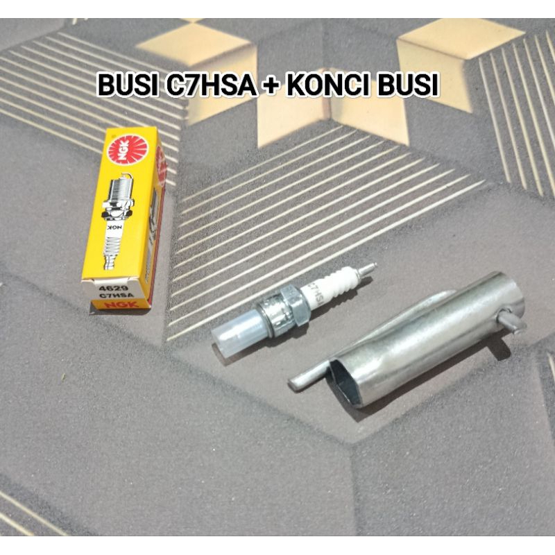 NGK SPARK PLUG KEY + SPARKPLUGS (C7HSA) SUZUKI SMASH OLD SMASH NEW ...