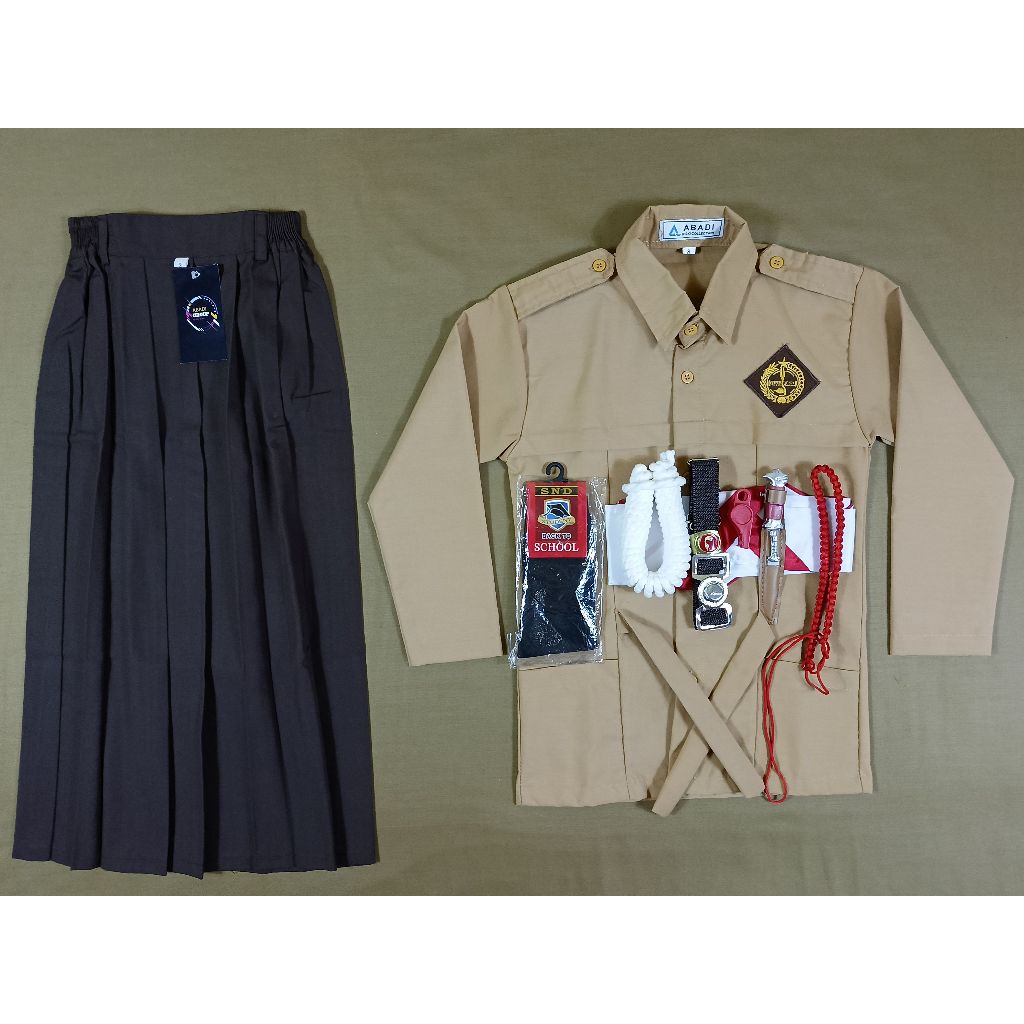 Long Sleeve Girl Scout School Uniform for Elementary School Classes 1-6 ...