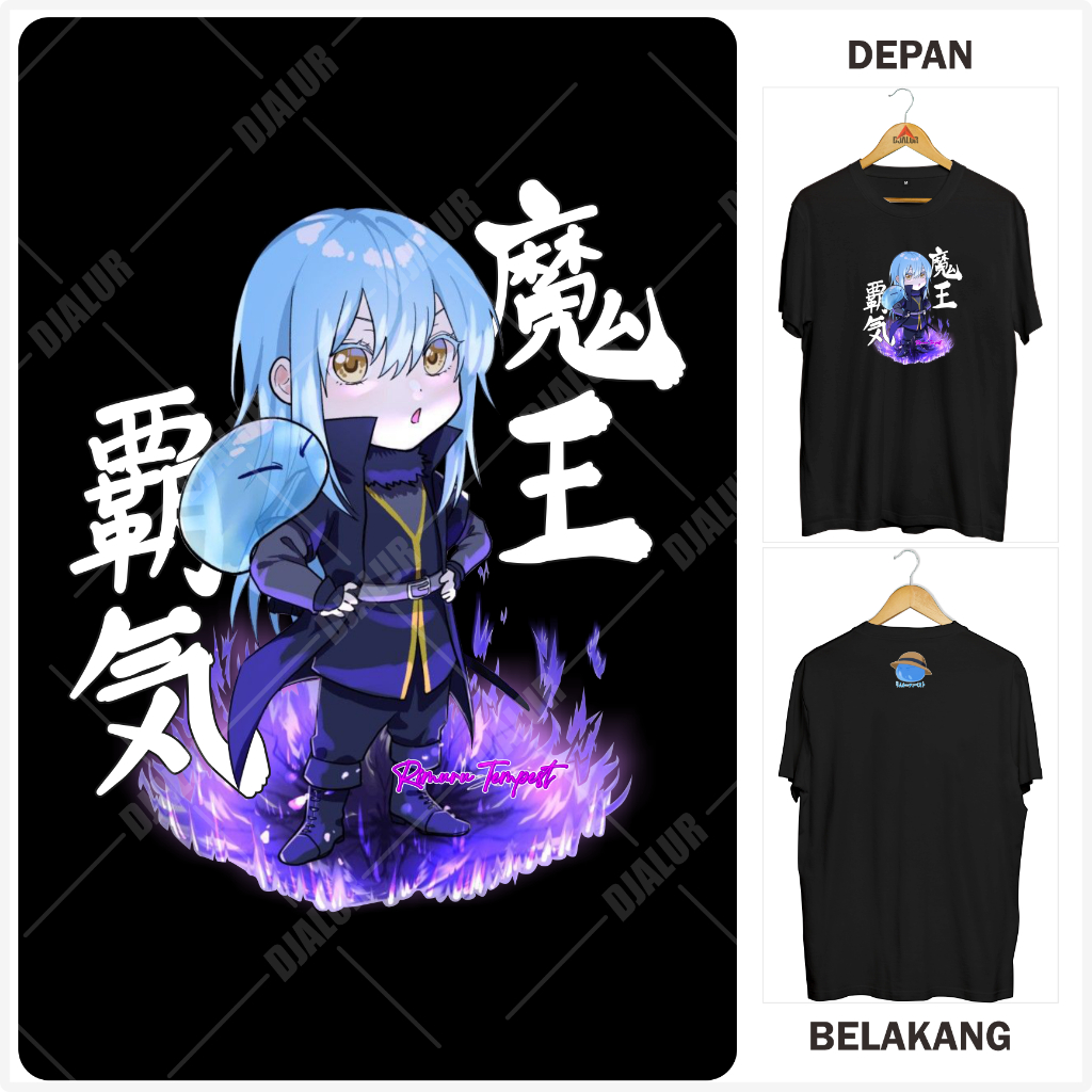 Rimuru Tempest Tensei Shitara Slime Datta Ken T-shirt Anime Japan ...