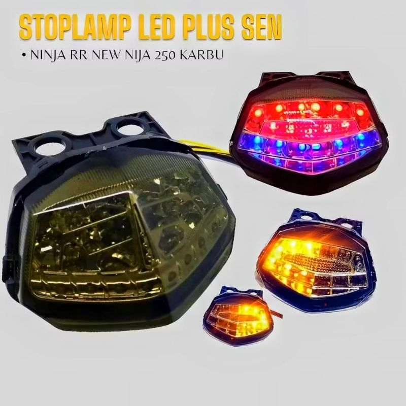 Ninja 250 led stop lamp karbu ninja 150RR led rear light ninja 150RR ...