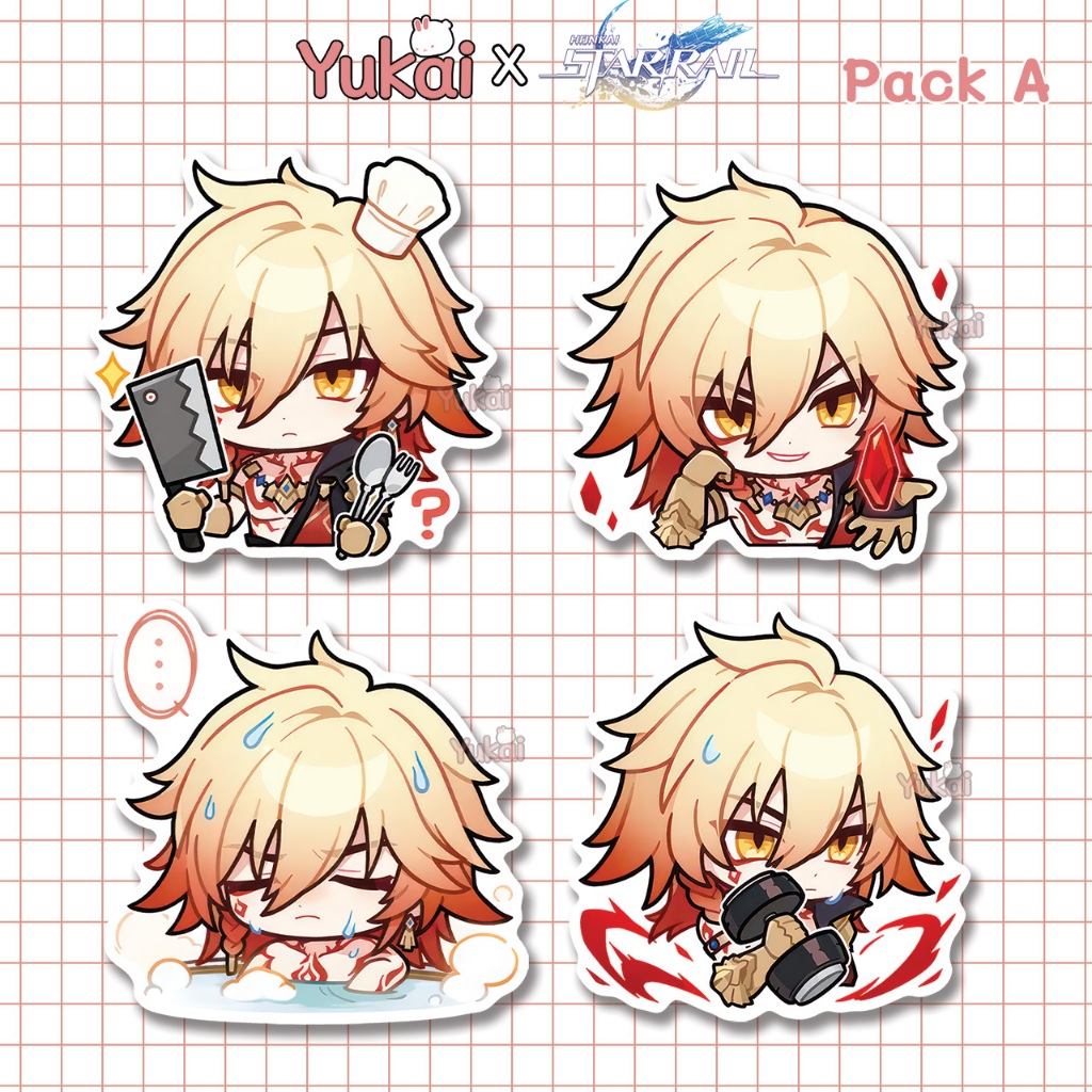 Mydei Honkai Star Rail (HSR) Premium Stickers - Waterproof Anime ...