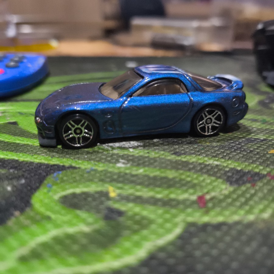 Hot Wheels 95 Mazda RX7 RX 7 FD FD3S Blue Then And Now loose | Shopee ...
