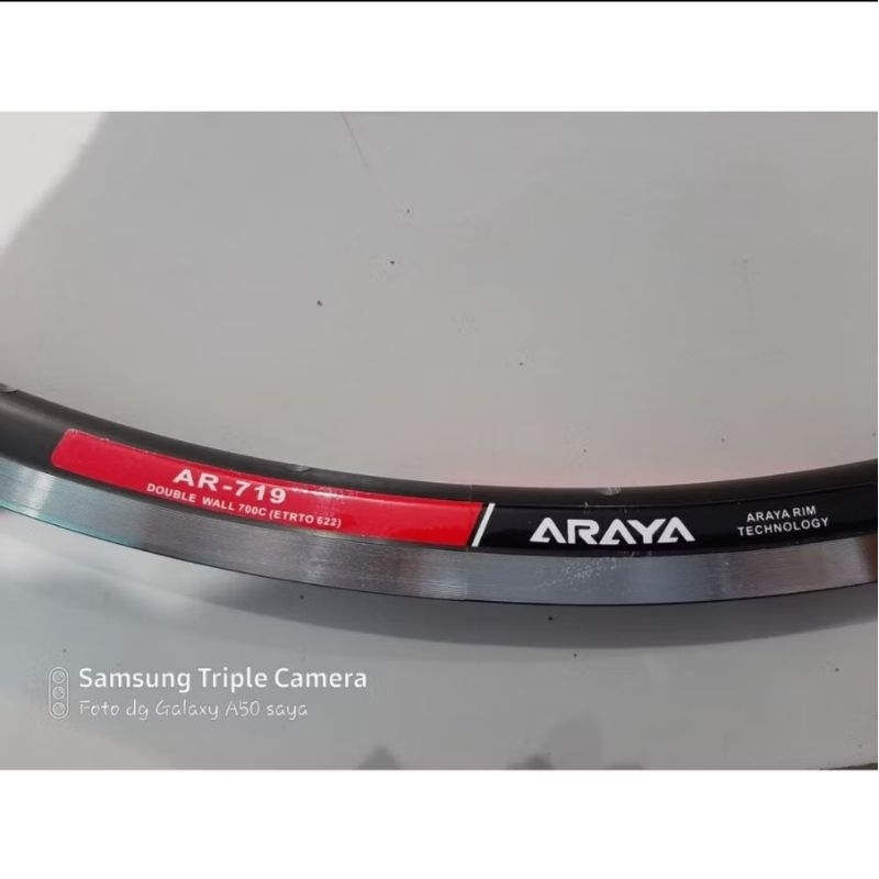 Bike RELG / RIMS 700C 32 HOLE DOUBLE WALL BLACK CNC WITH BRAKE LINE ...