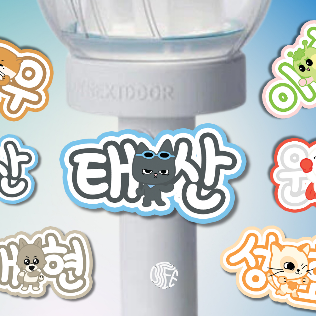 [READY] Lightstick Deco Name Tag Decoration Accessories Waterproof K ...