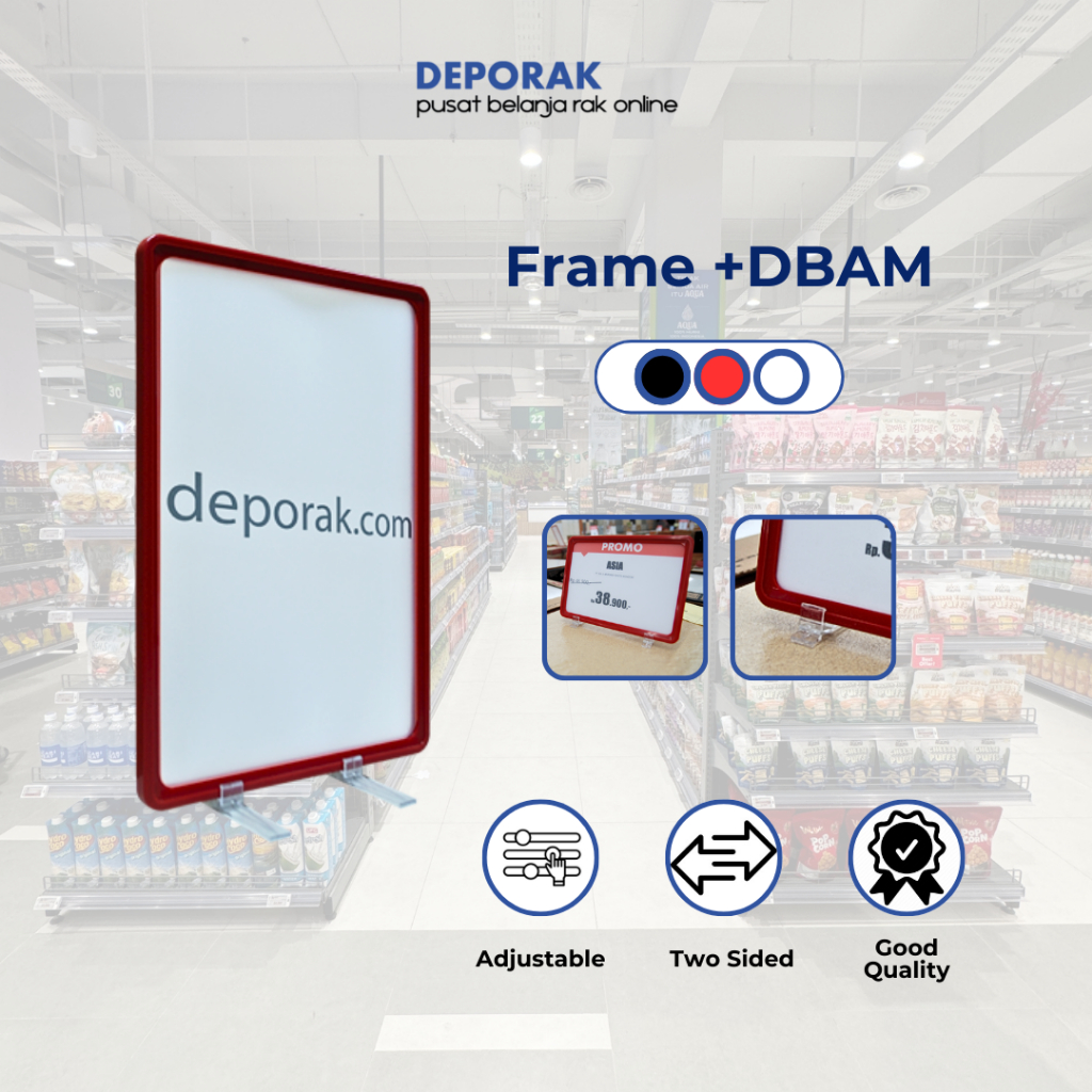 Pop Up Frame Size A5 A4 A3 / Board / Price Display / Label / Frame ...