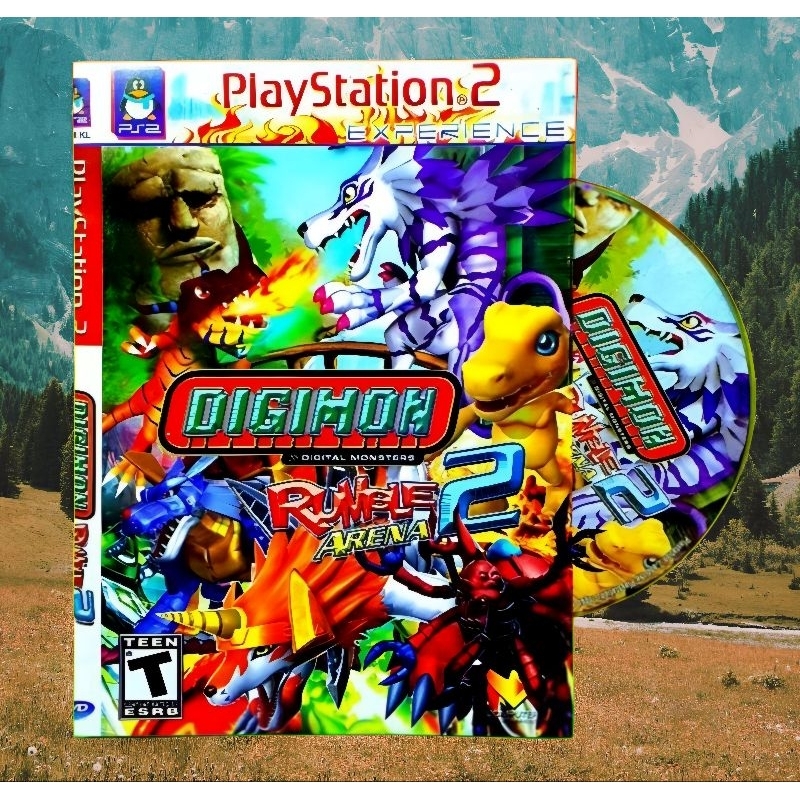 Ps2 Digimon Rumble Arena 2 Game Cassette - PS2 Cassette Digimon Rumble ...