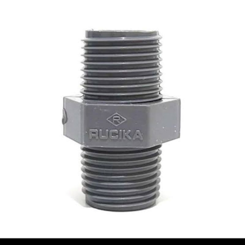 DOUBLE NIPPLE RUCIKA 1/2" inch AW PVC / DOUBLE DRAT / DN 1/2" | Shopee ...
