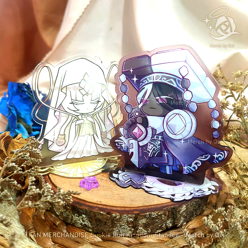 Standee Dark Cacao Cookie & Mystic Flour Cookie COOKIE RUN KINGDOM ...