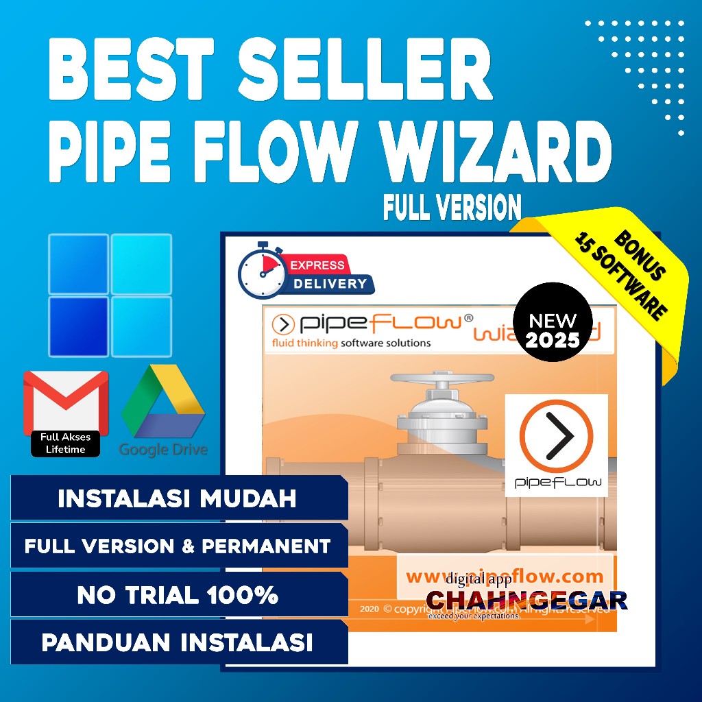 Pipe Flow Wizard 2025 Software Full License Lifetime Program to count ...