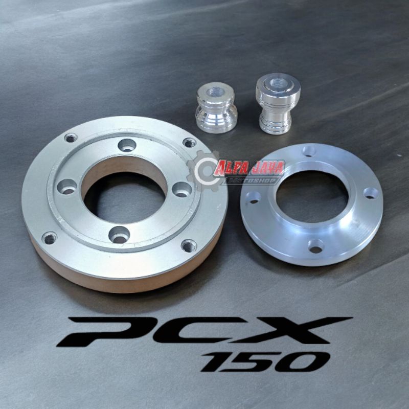 Complete package Front Rear disc Adapter PCX 150 & PCX 160 cbs Front ...