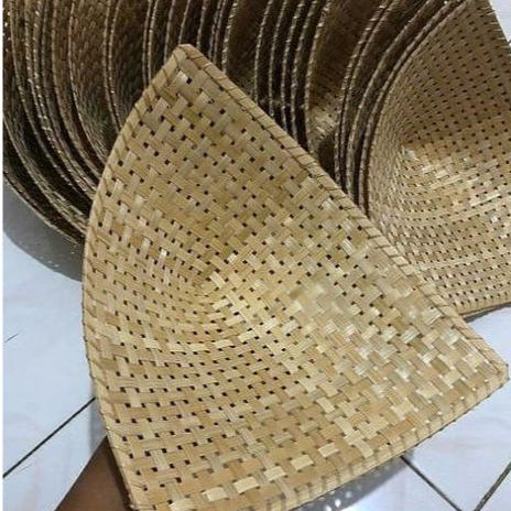20cm Rattan Pincuk Pecel Plate | Rattan Pincuk | Pecel Pincuk | Shopee ...