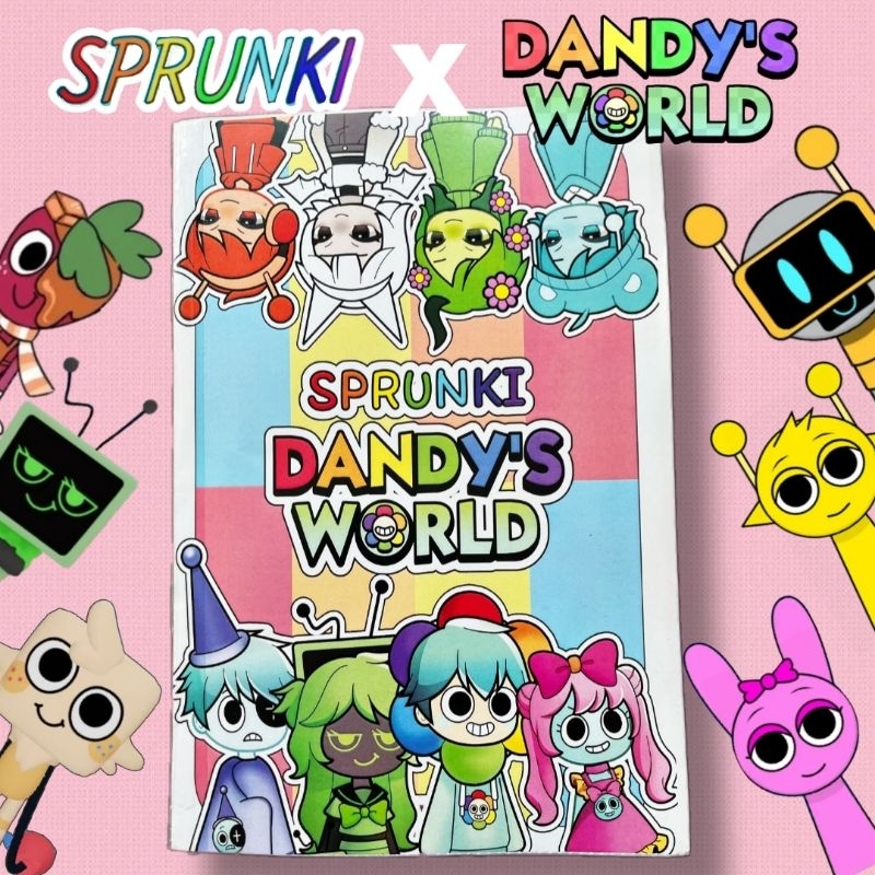 SPRUNKI X DANDYS WORLD PAPER BOOKS DOLL PLAYBOOK OUTFIT | Shopee ...
