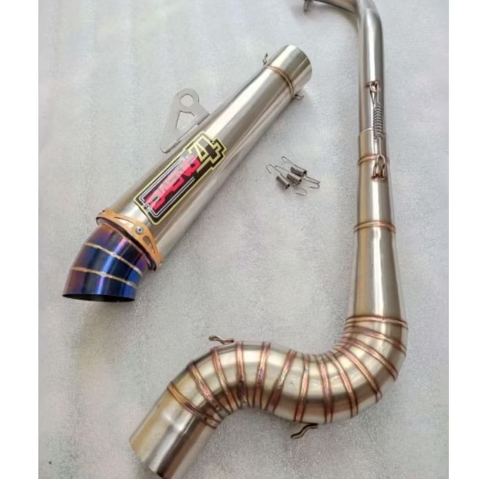 Daeng sai4 Pipe canister conical open specs exhaust Pipe for Wave 125 ...
