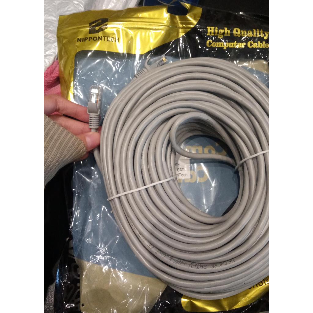 Utp LAN Cable 40M RJ45 Cat 6 Cable 40 Meters attached connector cat6e ...