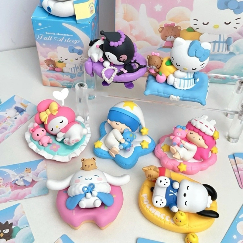 Sanrio sleeping Characters Fall Asleep Series Blind Box Action Toys ...
