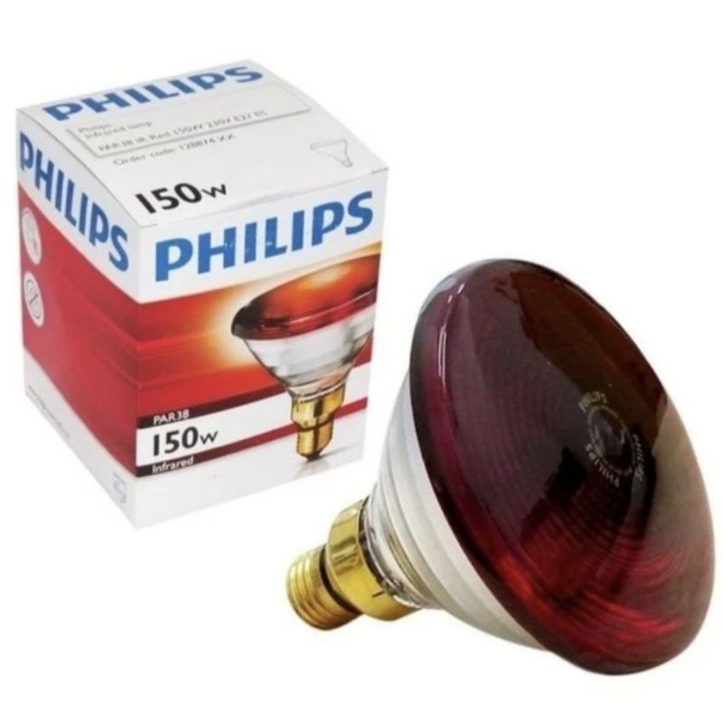 MERAH Par38 150W Philips Infrared Red Spotlight 150Watt IR Therapy Lamp ...
