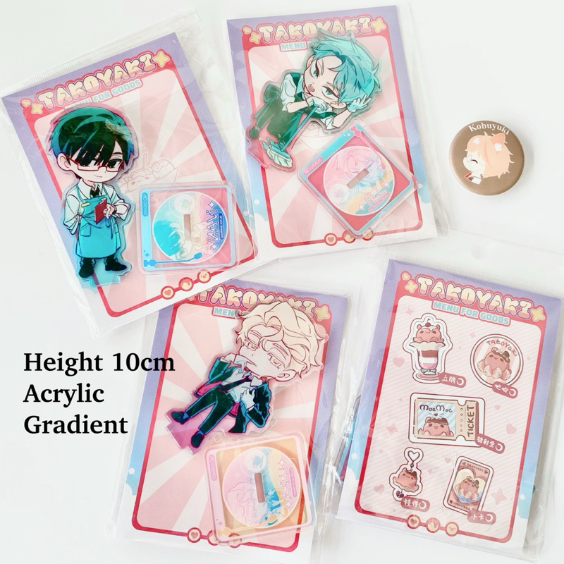 [Ready] Alien STAGE Moemoetakoyaki Acrylic standee cafe gradient ALNST ...