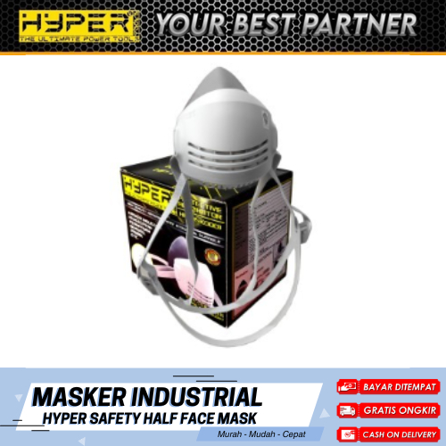 Industial Mask HYPER Safety Half Face Mask Respirator- Hyper Mask ...