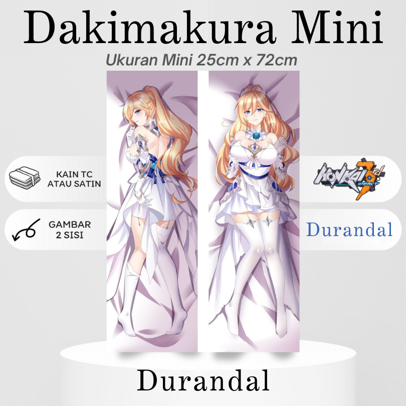 Dakimakura Mini Honkai Impact 3rd DURANDAL Anime Pillow Waifu Mini ...