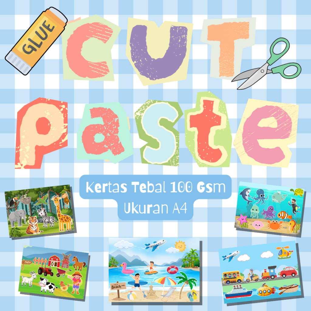 Unique Sticky Scissors Paper Sheet - 100 Gsm Thick Paper A4 Size ...