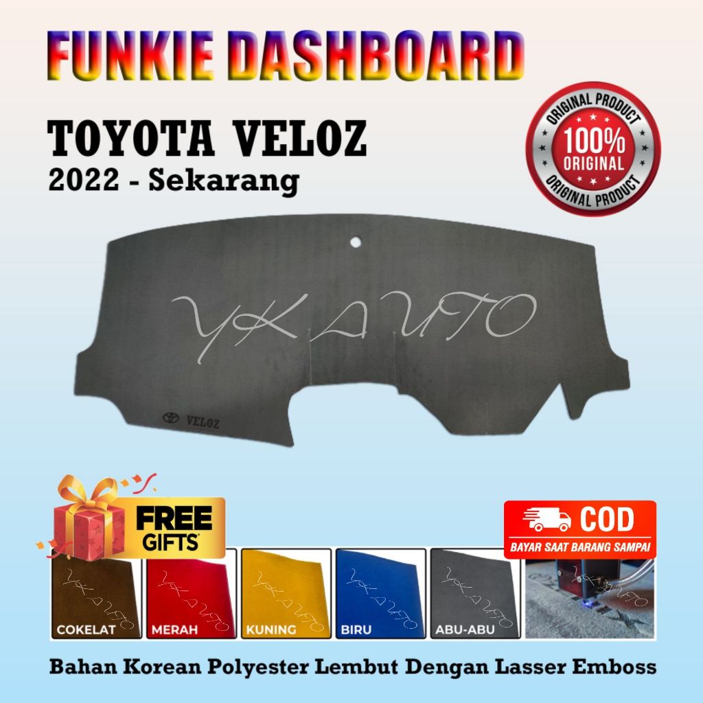 Funkie Dashboard All New Veloz 2022 Cover Dashboard Toyota All New ...