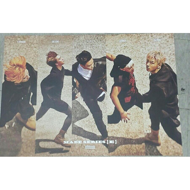 Official Poster BIGBANG MADE Series Album E Ver BIG BANG KPOP GD G ...
