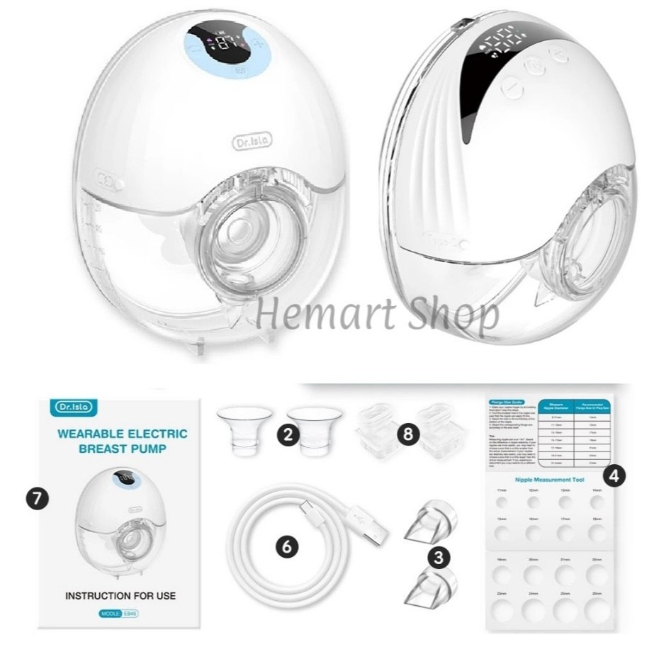 Spare PART ASI PUMP DR ISLA EB46 MY375 EB50 WEARABLE BREAST PUMP VALVE ...