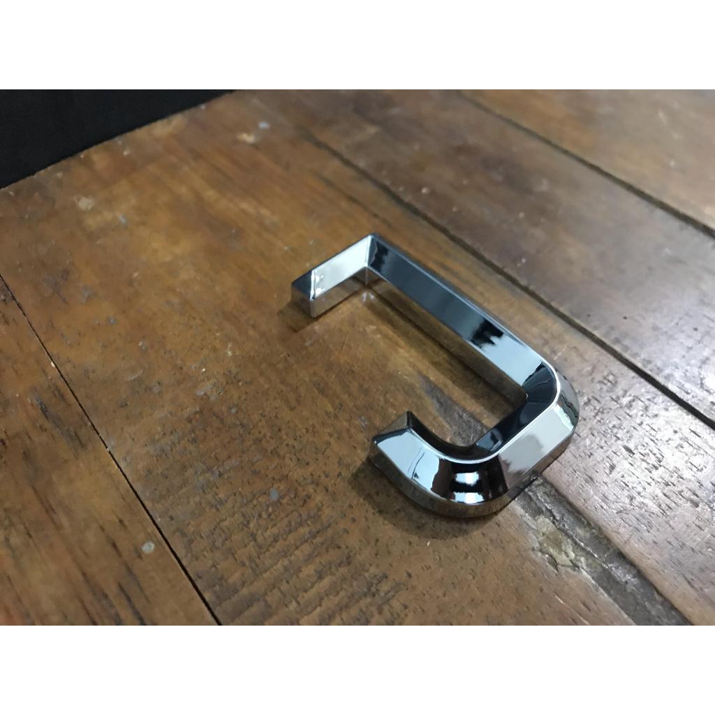 Letter J Embossed Taper Car Number Plate 1cm Latest Font - INCLUDE ...